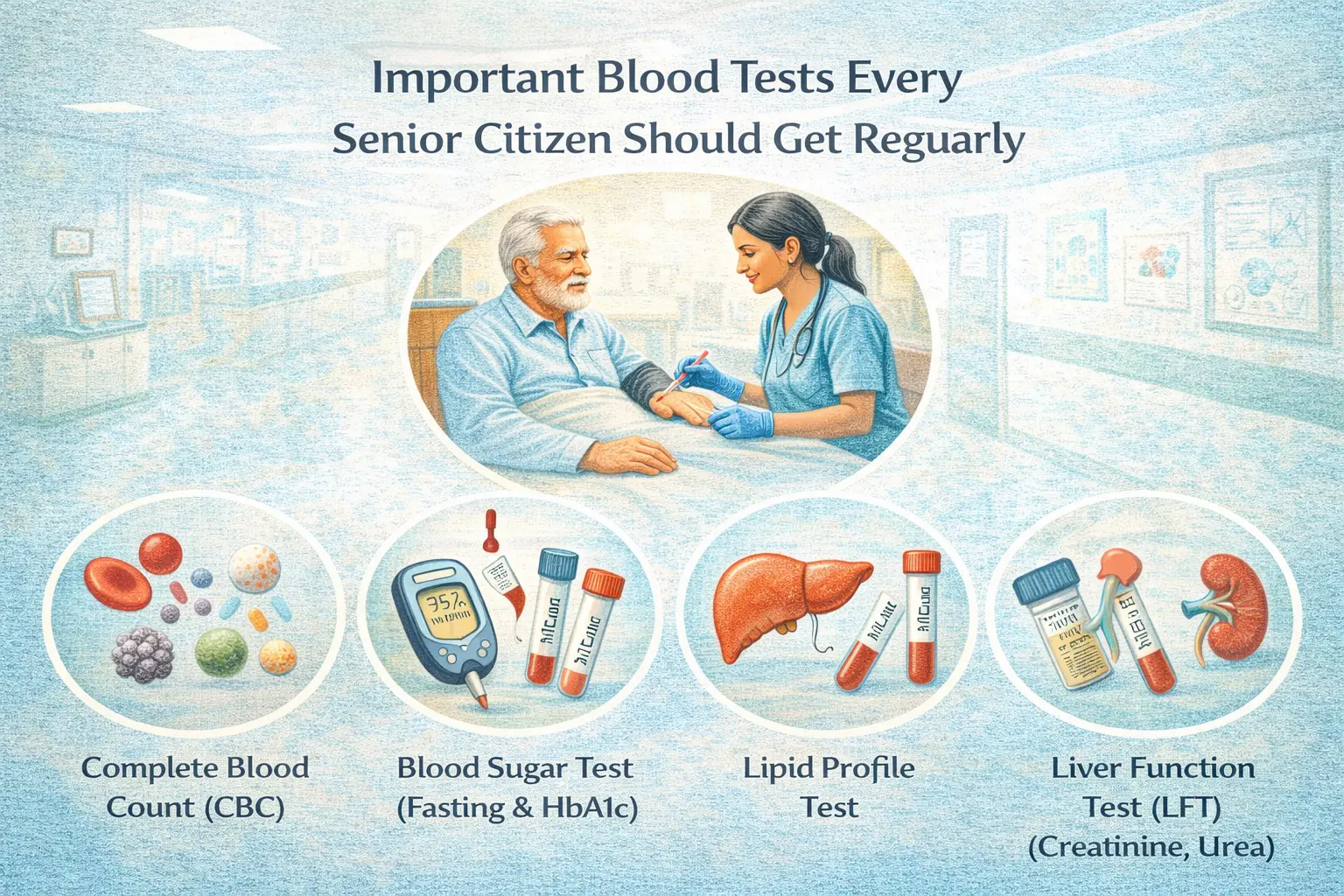 10 Important Blood Tests for Senior Citizens Above 60 | CFYI